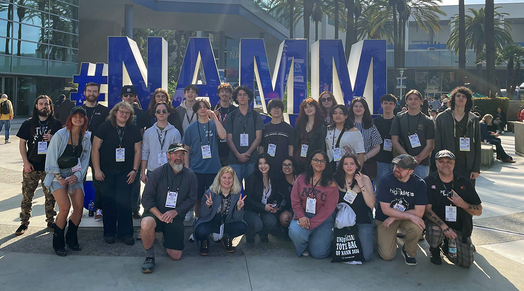 Oneonta Students Tour NAMM, World's Largest Music Expo | SUNY Oneonta