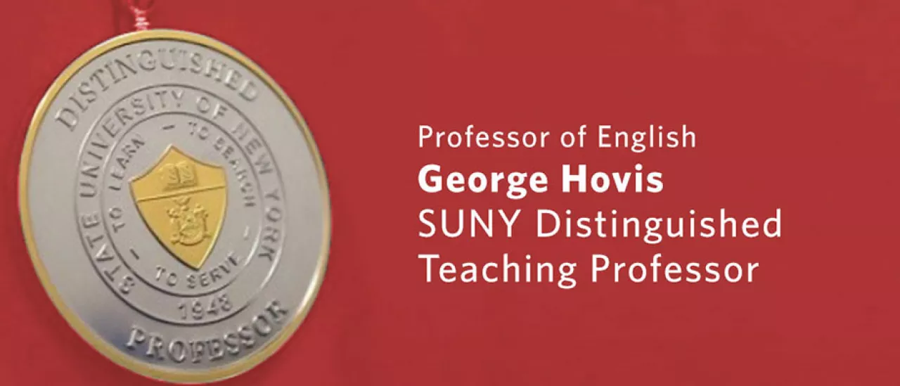 George Hovis Named Distinguished Teaching Professor
